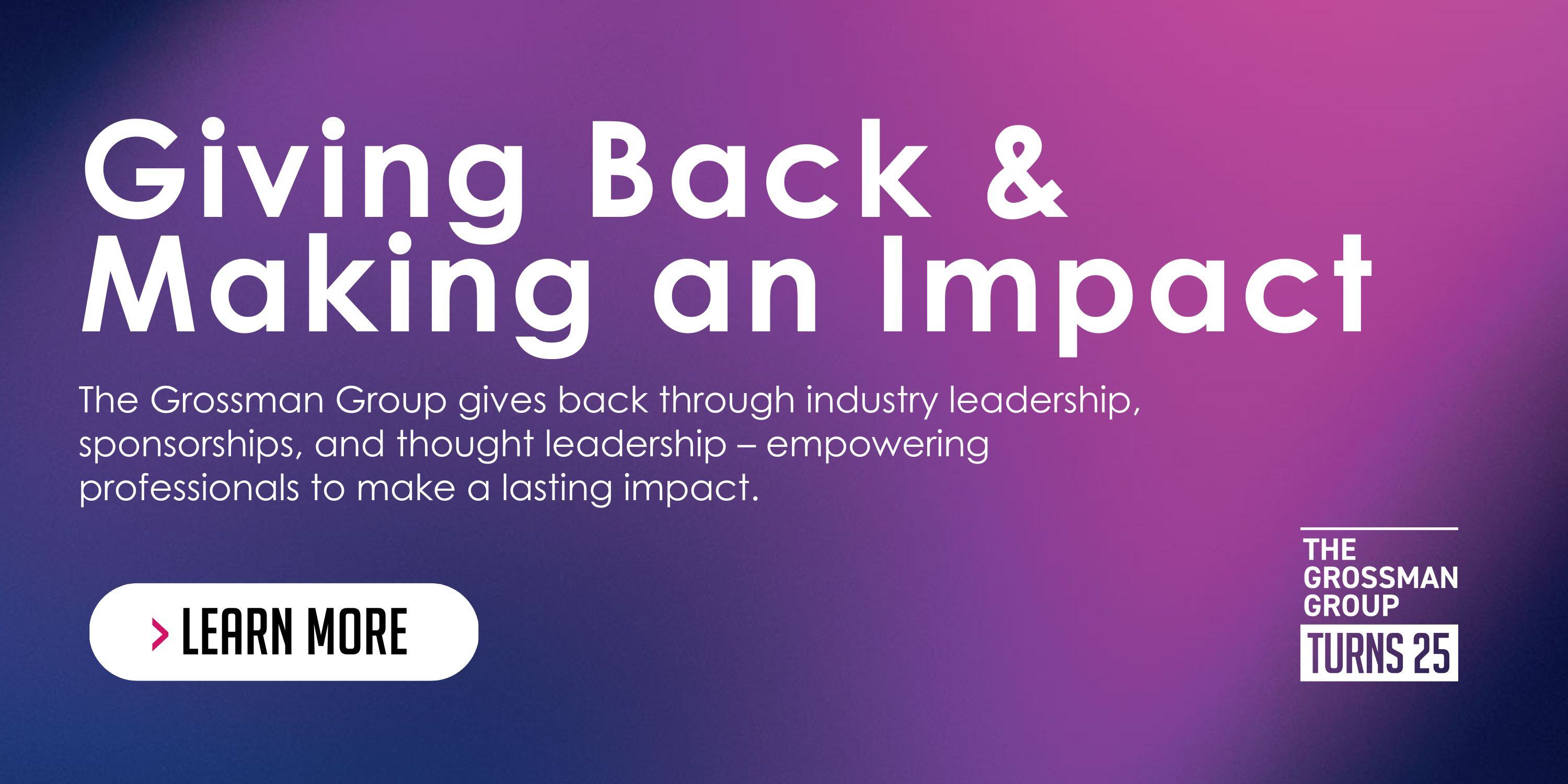 Giveback | The Grossman Group